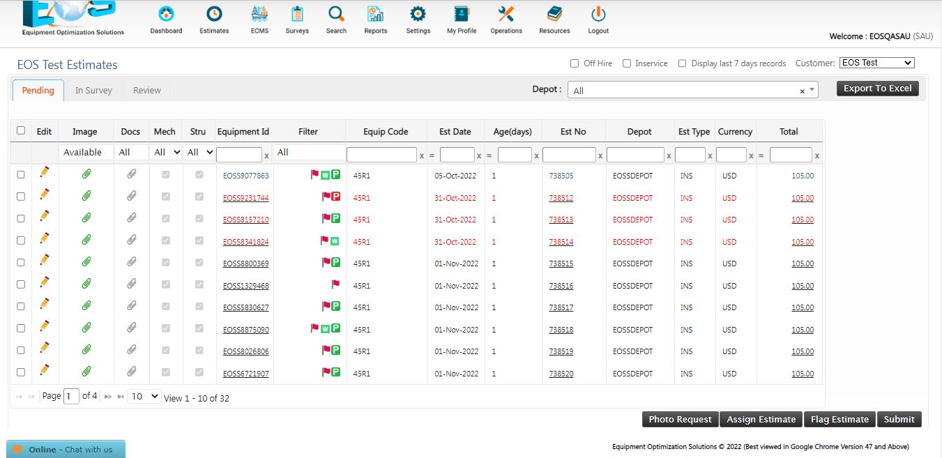 EOS - The intermodal industry’s Equipment Optimization Solution